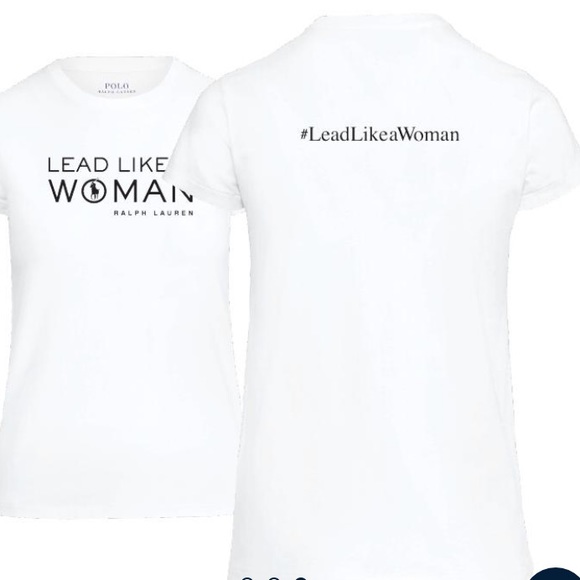 Polo Ralph Lauren | Tops | Polo Ralph Lauren Lead Like A Woman Tshirt ...